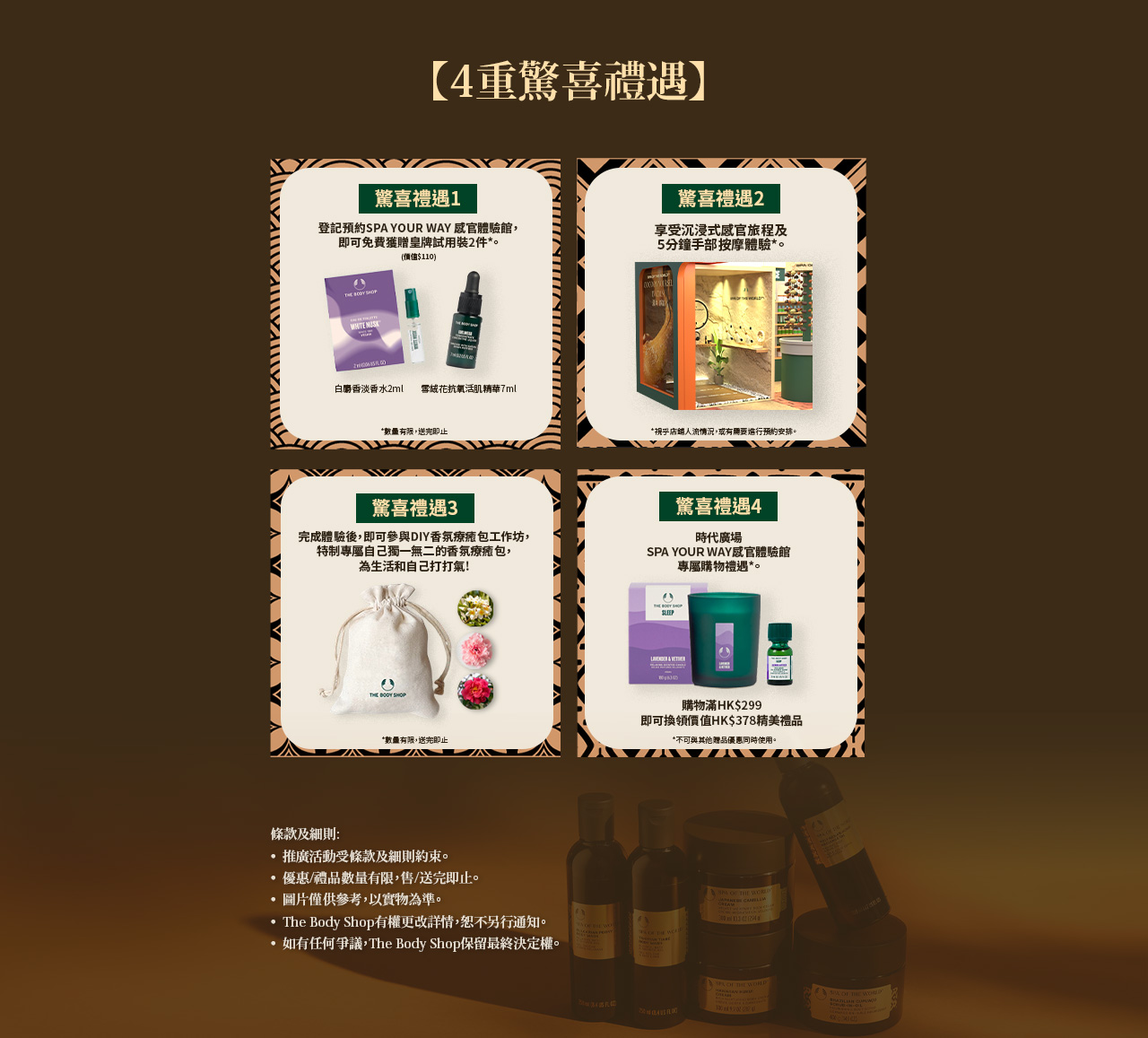 Spa your way感官體驗館｜The Body Shop Hong Kong